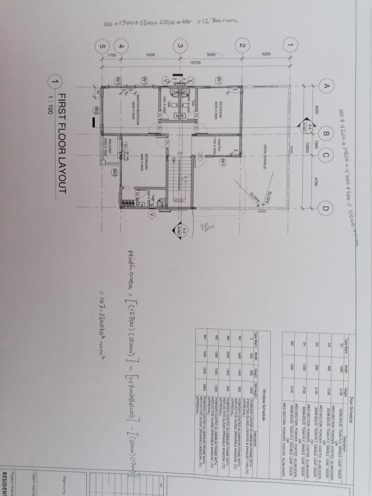 Solved For the project having plans shown in the APPENDIX, | Chegg.com