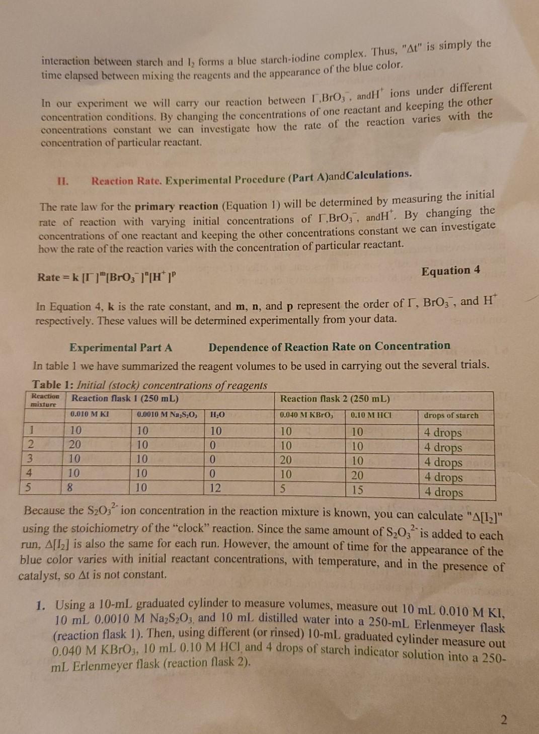 Solved The first 6 pages/photos are the lab procedure and | Chegg.com