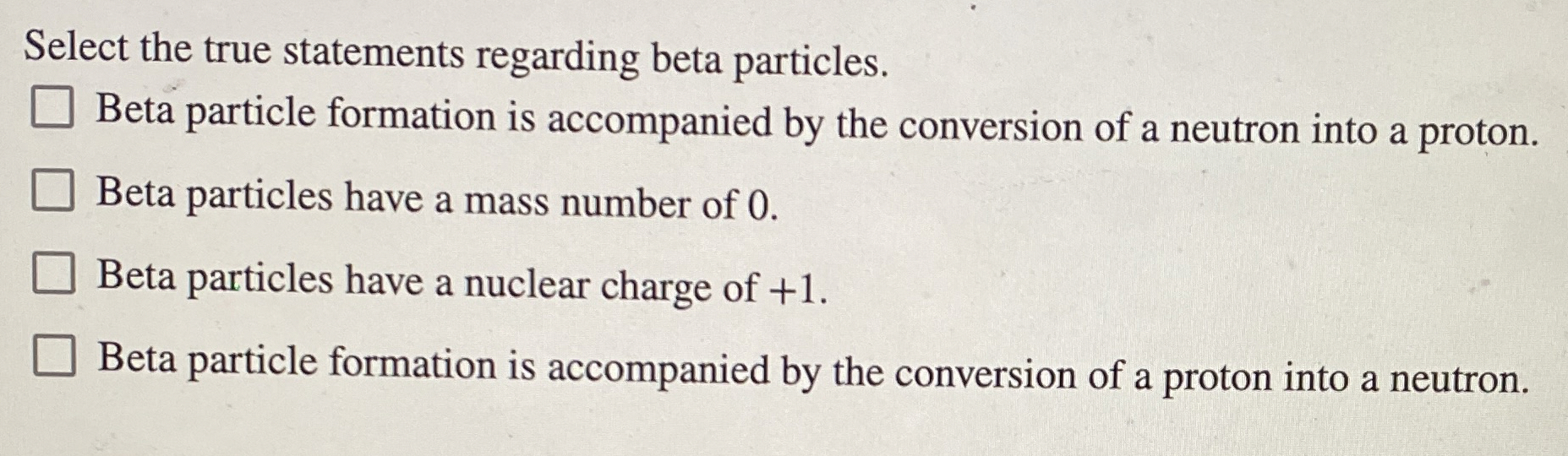 Solved Select the true statements regarding beta | Chegg.com