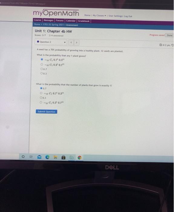 Solved myOpenMath Home Classes Settings Log Out Course | Chegg.com