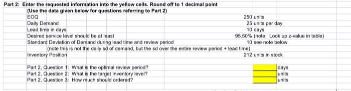 i only need help with part 2 questions 1-2-3I already | Chegg.com
