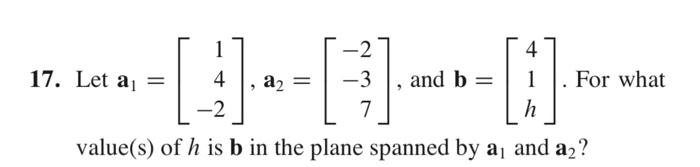 Solved - In Exercises 11 and 12, determine if b is a linear | Chegg.com