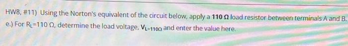 Solved HW8, \#11) Reduce the circuit shown below between | Chegg.com