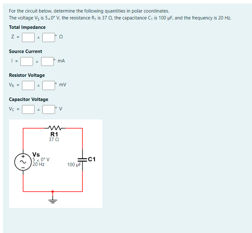 Solved Please show work and explain.For the circuit below, | Chegg.com