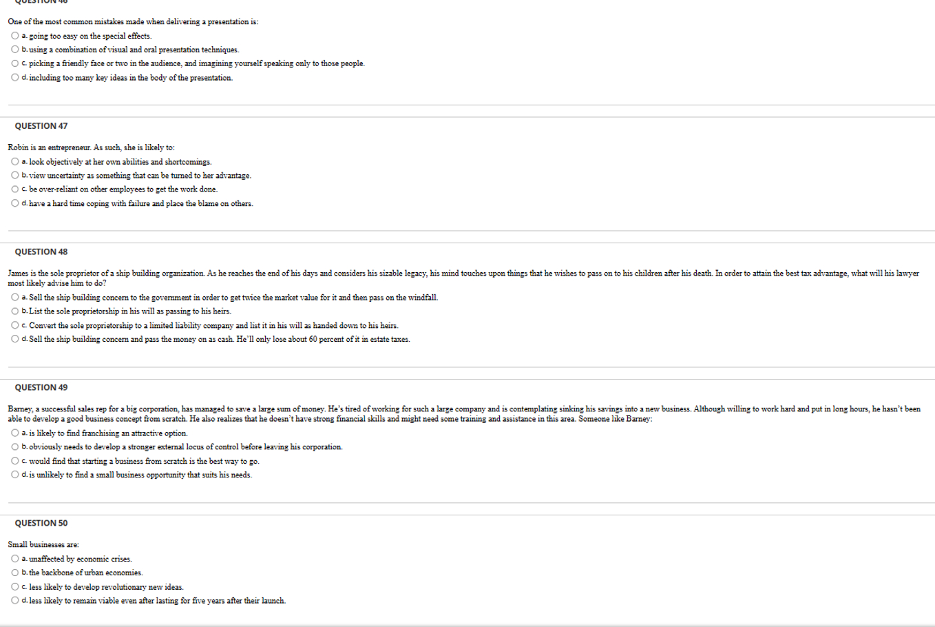 Solved QUESTION 46 | Chegg.com