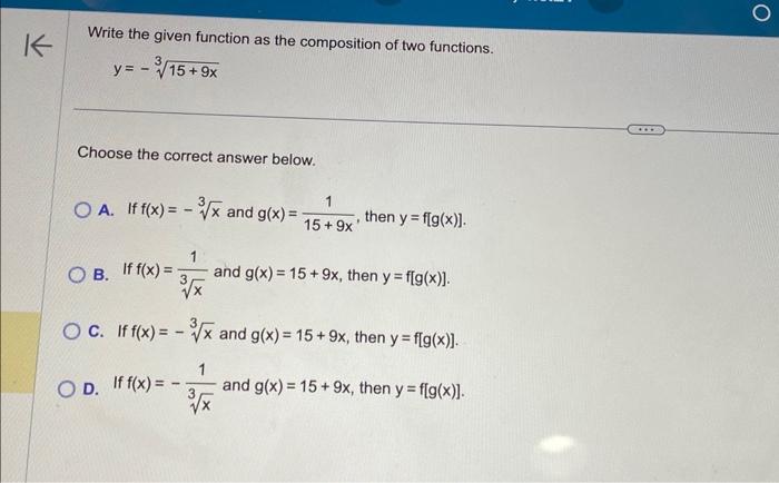 Solved Find the derivative of the function. y=(9x4−2x2+7)4 | Chegg.com