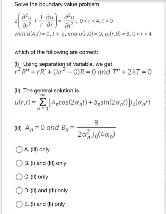 Solved Solve the boundary value problem | Chegg.com