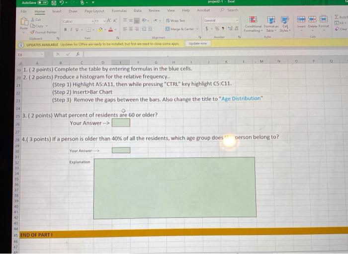 Solved AutoSave O project2-1. Excel Imo Conditional Formatas | Chegg.com