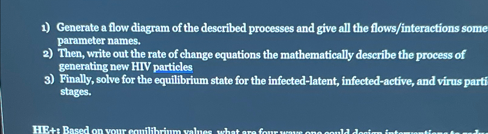 Solved Generate a flow diagram of the described processes | Chegg.com