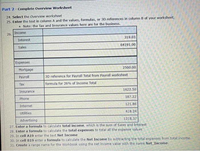 Solved Part 1 Monthly Payroll Worksheet Add Employees and | Chegg.com