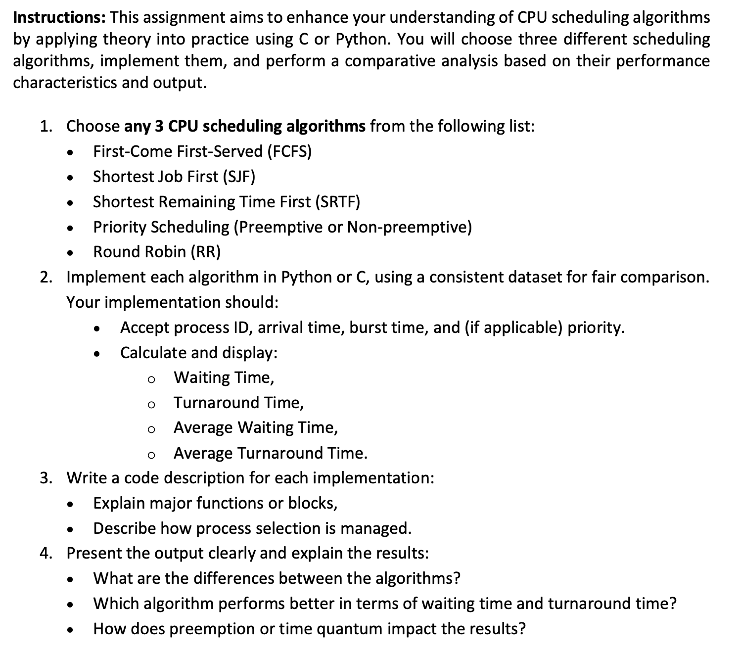 Solved Instructions: This assignment aims to enhance your | Chegg.com