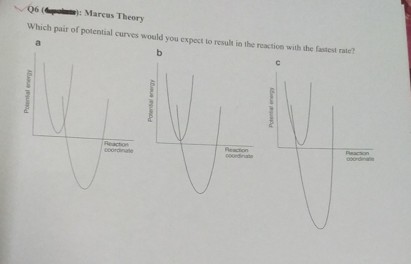 Solved Marcus Theory Wh a | Chegg.com