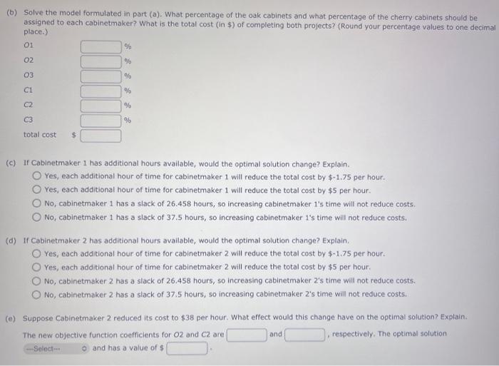 Solved A linear programming computer pockage is needed. | Chegg.com Solved A linear programming computer pockage is needed. | Chegg.com