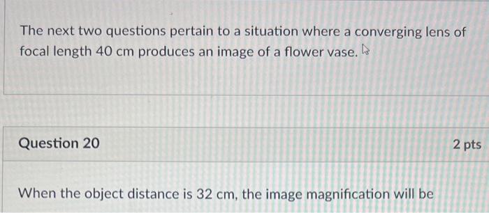 Solved The next two questions pertain to a situation where a | Chegg.com