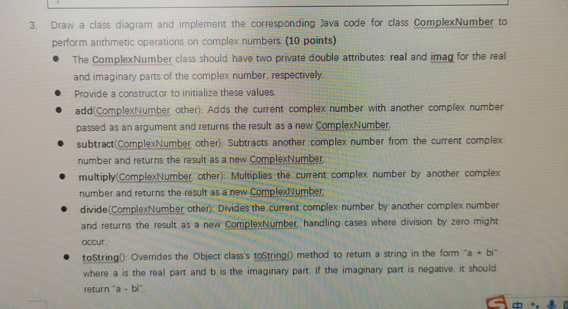 Solved Draw a class diagram and implement the corresponding | Chegg.com
