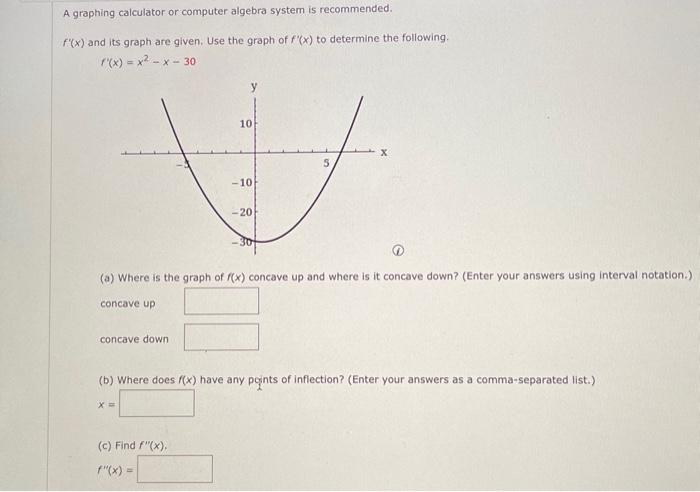 Solved Graph f(x). Then use that graph to check your | Chegg.com