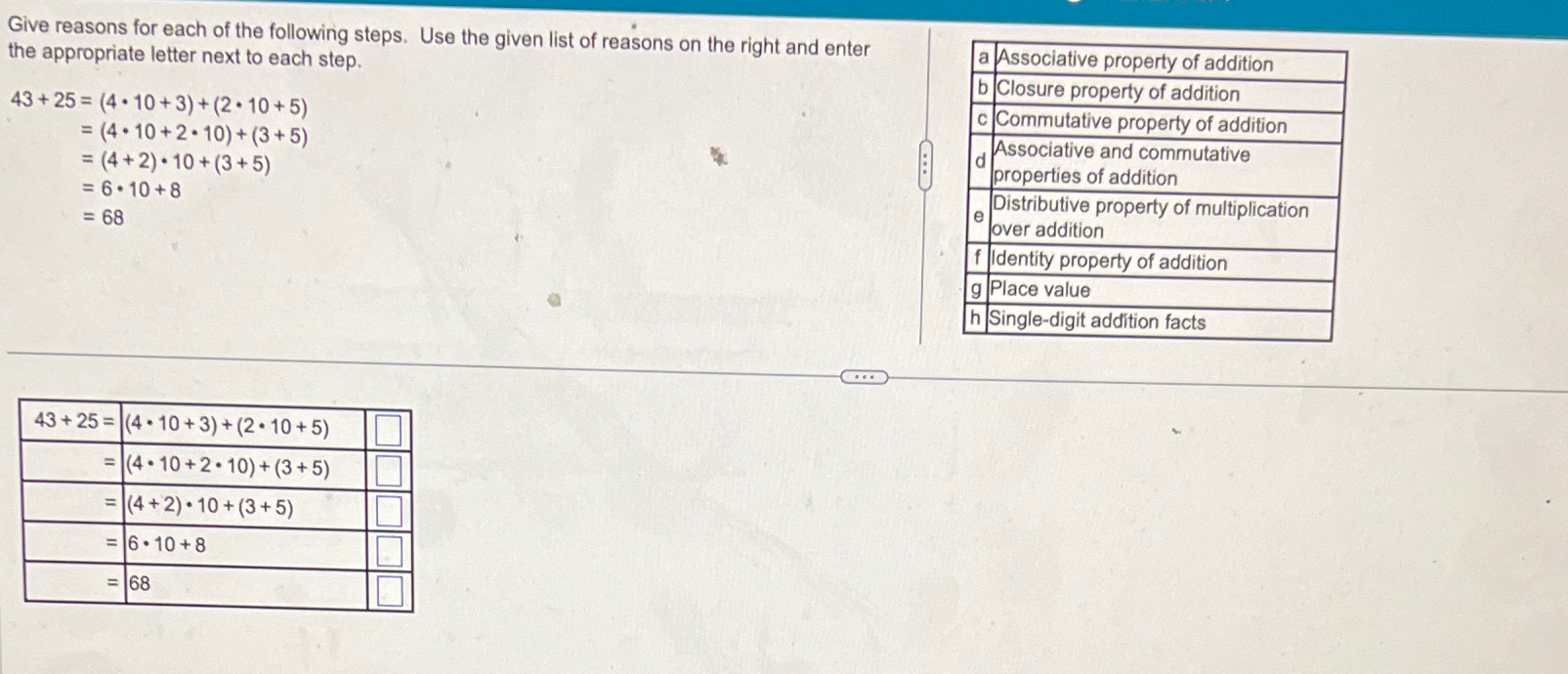 Solved Give reasons for each of the following steps. Use the | Chegg.com