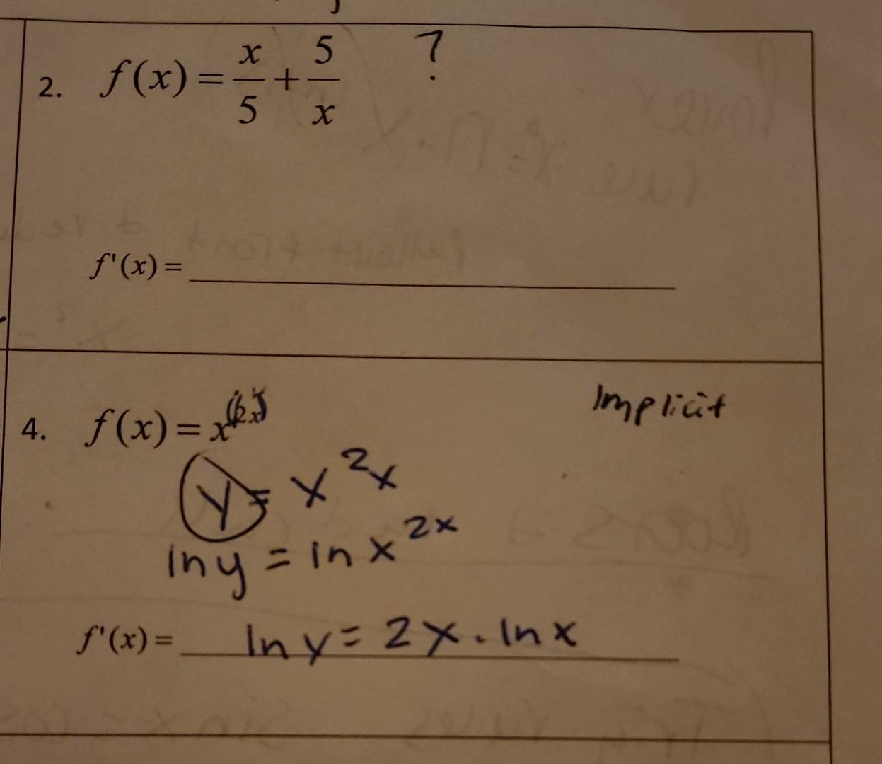 Solved please show every tedious step down to simplifying so | Chegg.com