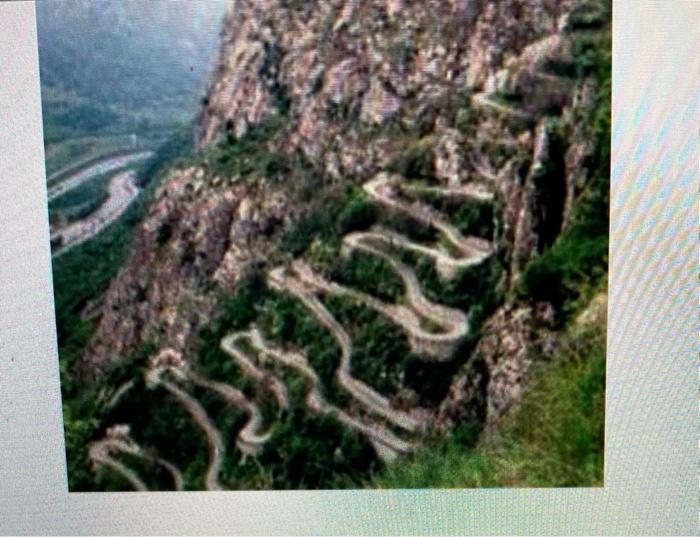 Solved Why do we have switchbacks in roads that go up a | Chegg.com