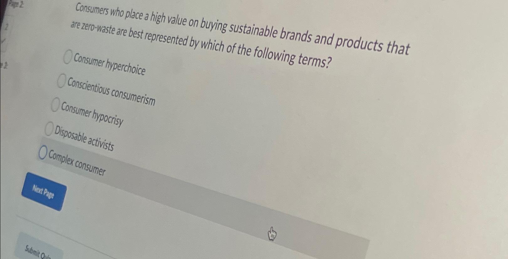 Solved Consumers who place a high value on buying | Chegg.com