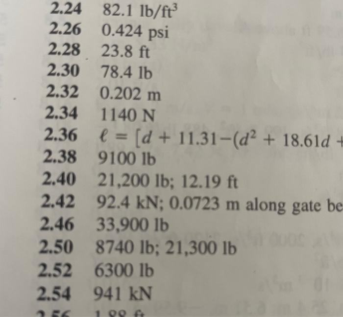 Solved 2.38 A rectangular gate having a width of 4ft is | Chegg.com