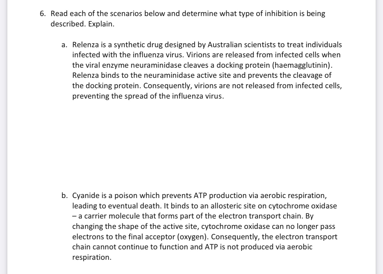Solved Read each of the scenarios below and determine what | Chegg.com
