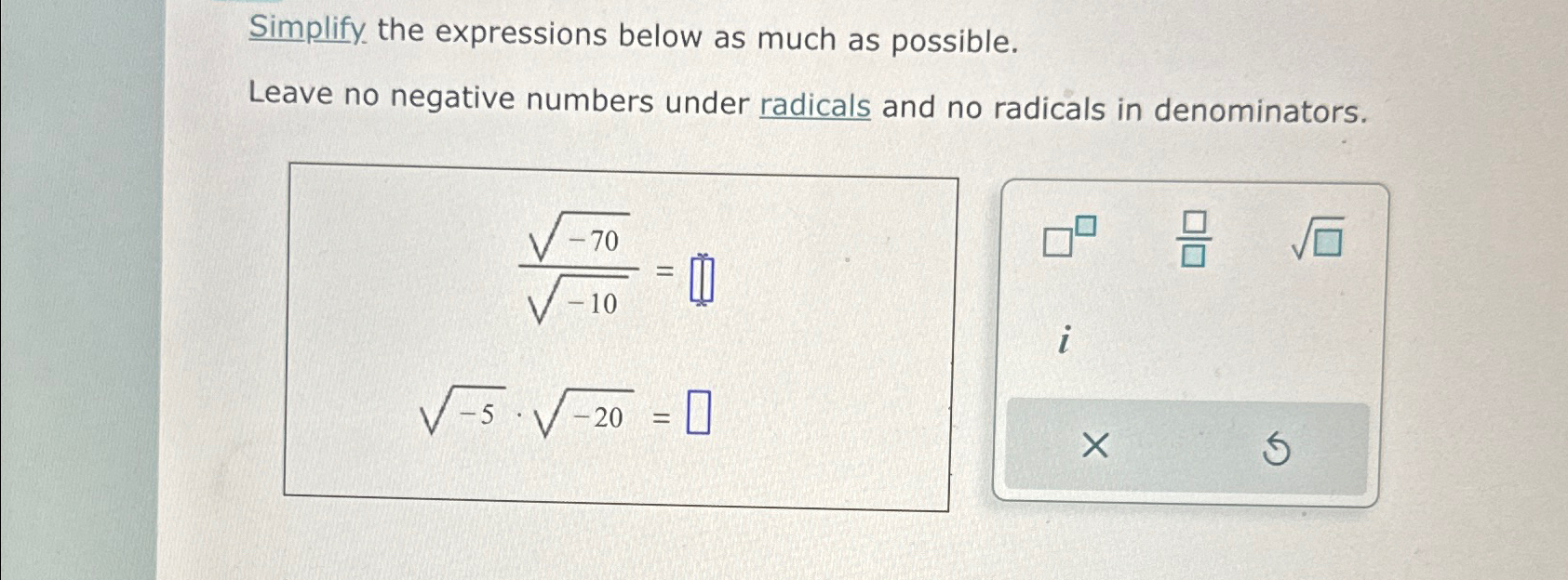 Solved Simplify the expressions below as much as | Chegg.com