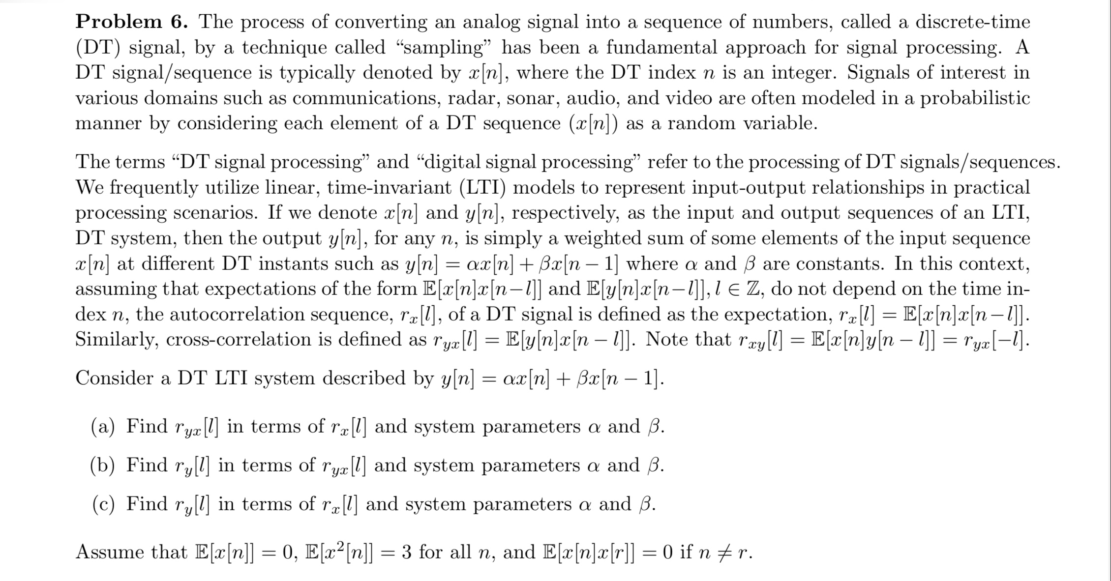 Solved Problem 6. ﻿The process of converting an analog | Chegg.com