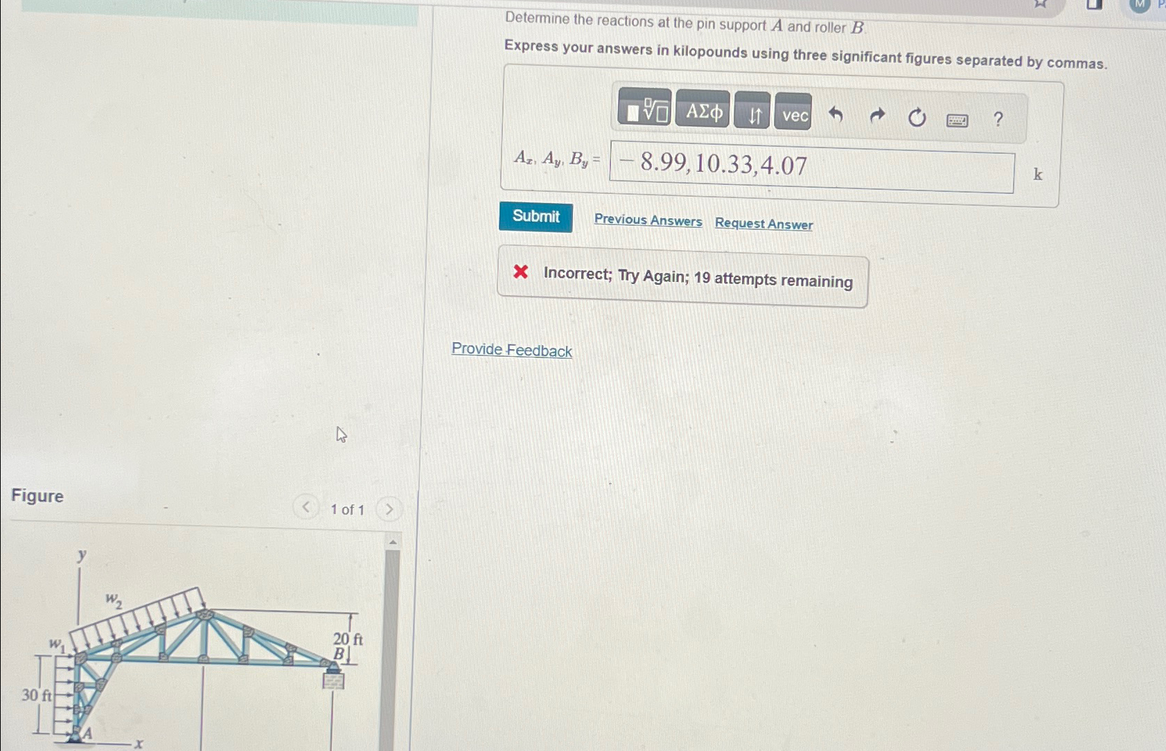 Solved Consider the truss shown in (Figure 1) ﻿Suppose | Chegg.com