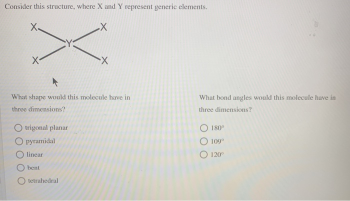 Solved Consider this structure, where X and Y represent | Chegg.com
