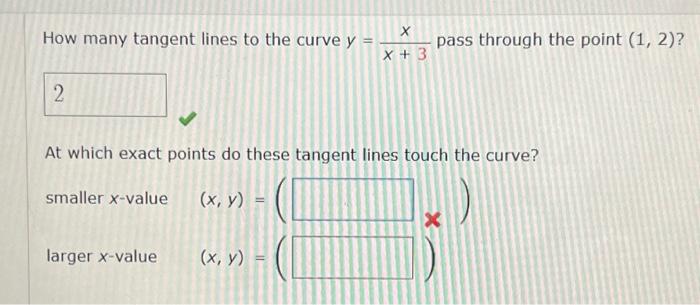 How many tangent lines to the curve y=x+3x pass | Chegg.com