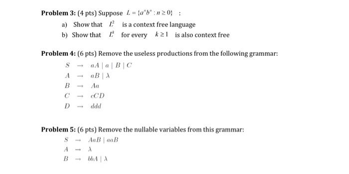 Solved Problem 3 4 Pts Suppose L An′bnn≥0 A Show 