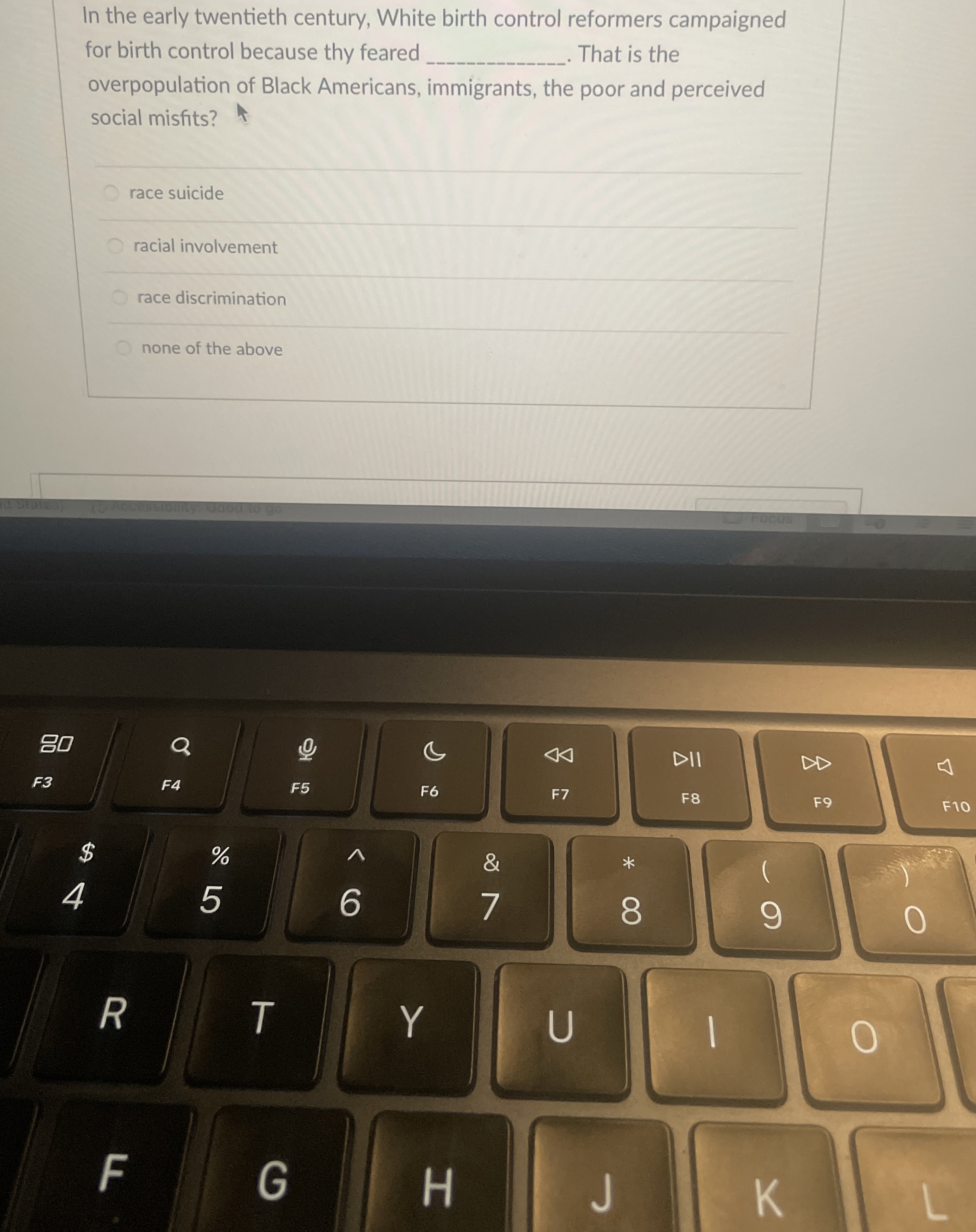 Solved In the early twentieth century, White birth control | Chegg.com