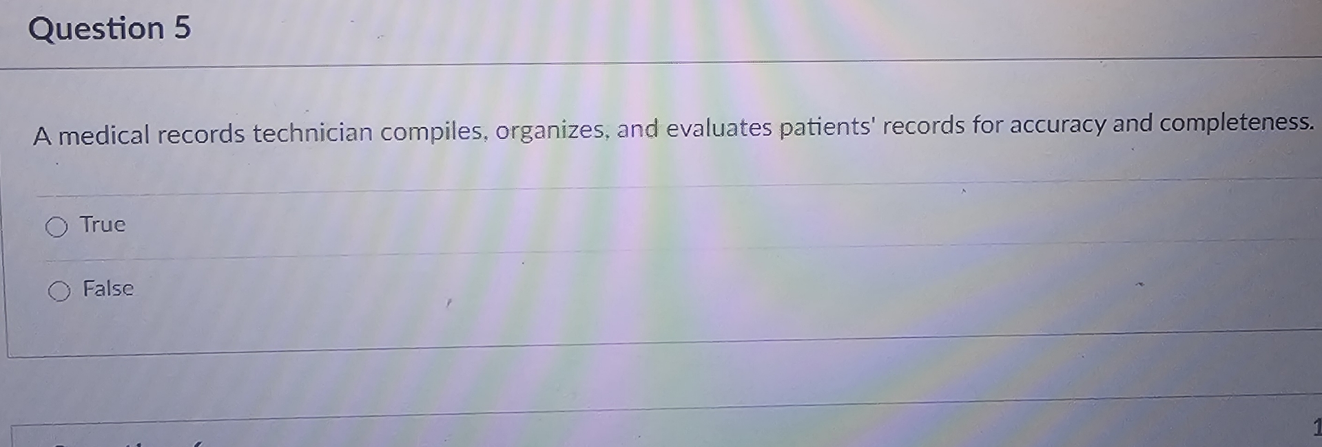 Solved Question 5a Medical Records Technician Compiles