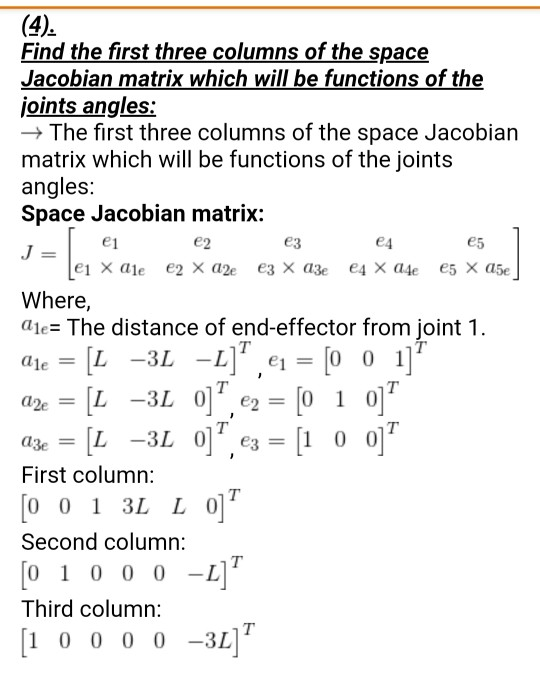 Solved The following figure shows a serial robot with 5 | Chegg.com