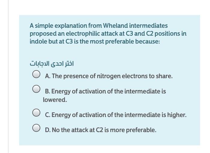 Solved A simple explanation from Wheland intermediates | Chegg.com