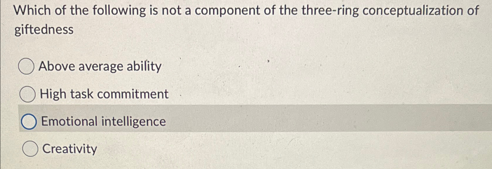 Solved Which of the following is not a component of the | Chegg.com