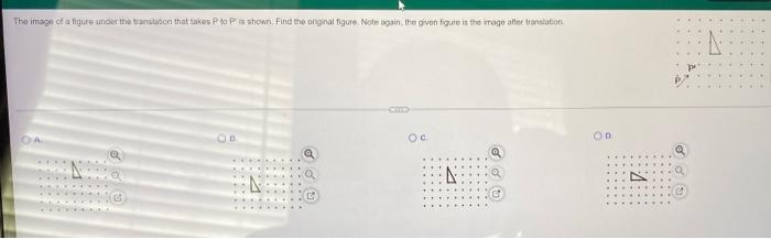 Solved The image of a figure under the translation that | Chegg.com