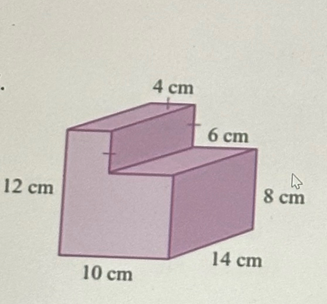 Solved Find VOLUME of composite figure. Round to the nearest | Chegg.com