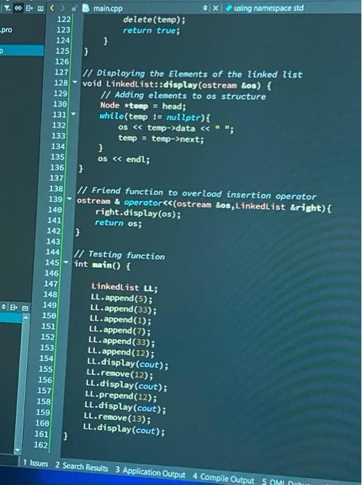 Solved 2 Search Results 3 Application Output 4 Compile | Chegg.com
