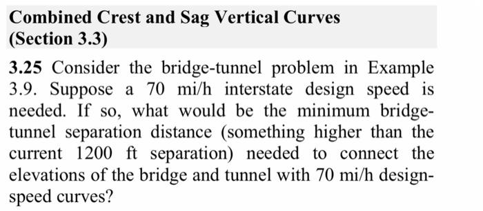 Solved Combined Crest and Sag Vertical Curves (Section 3.3) | Chegg.com