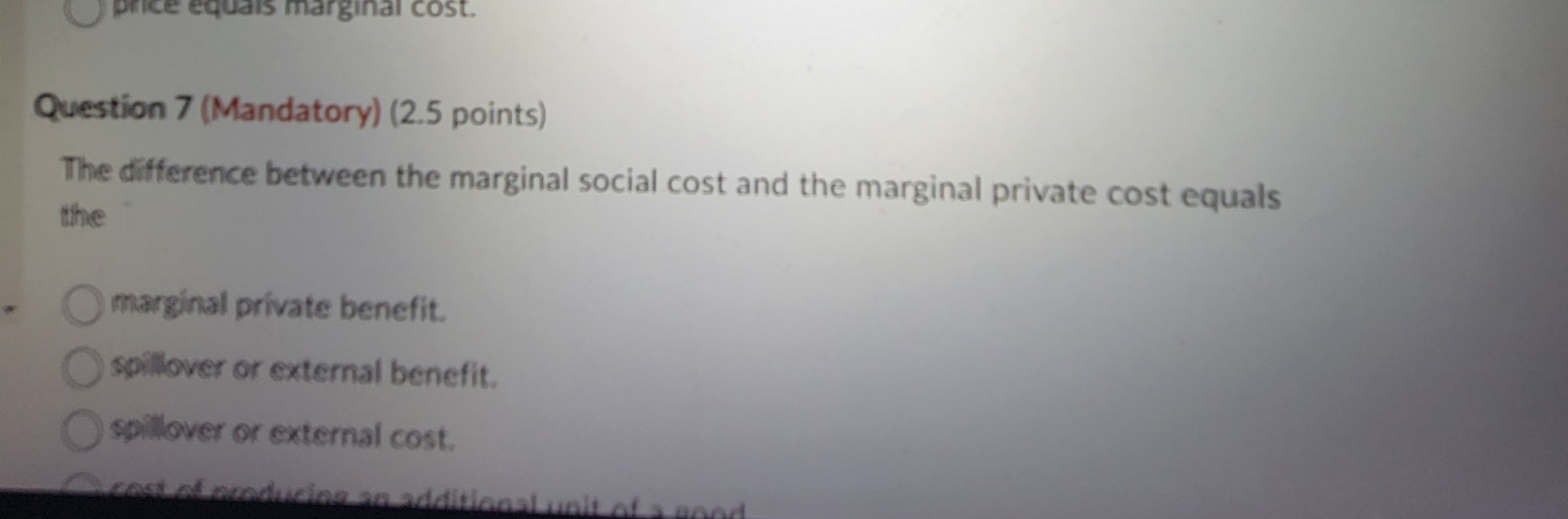 Solved Question 7 (Mandatory) ( 2.5 ﻿points)The difference | Chegg.com