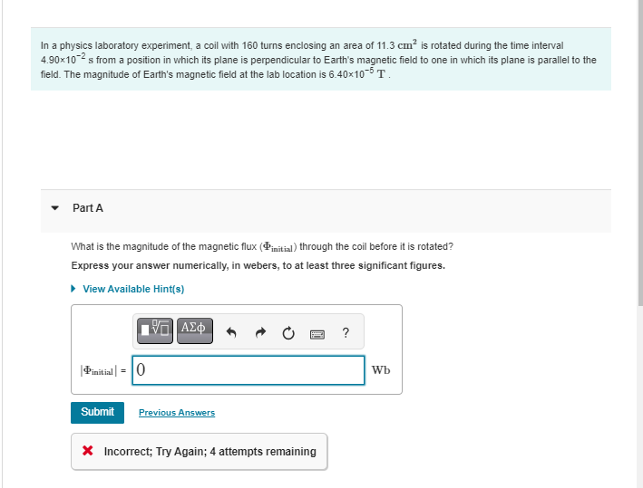 Solved In a physics laboratory experiment, a coil with 160 | Chegg.com