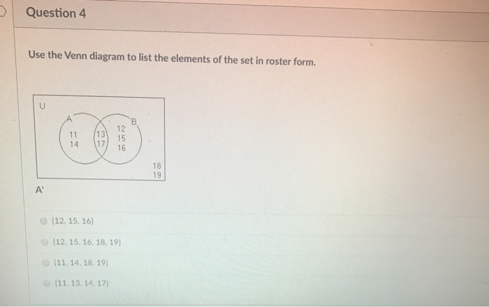 Solved Use The Venn Diagram To List The Elements Of The Set Chegg solved-use-the-venn-diagram-to-list-the-elements-of-the-set-chegg