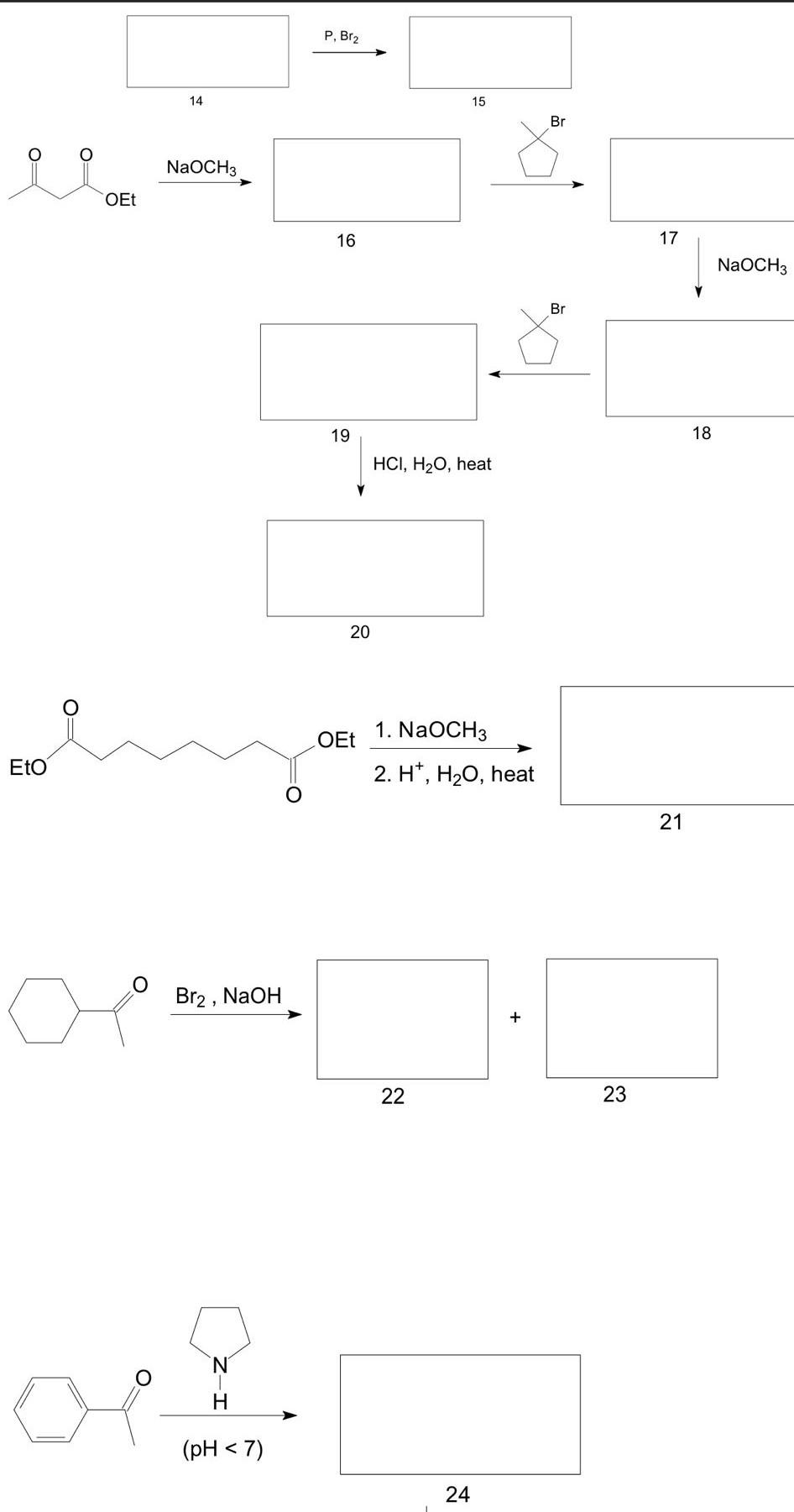 Solved Provide the major products (write "no reaction" if yo | Chegg.com