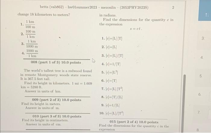 Solved change 18 kilometers to meters? 1 km 100 m 100 m 1. | Chegg.com