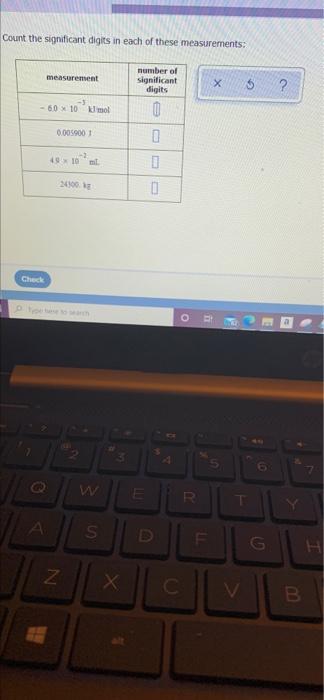 Solved Count the significant digits in each of these | Chegg.com