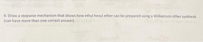 Solved 1. Write IUPAC and common names for these ethers:4. | Chegg.com