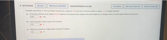 Solved ASK YOUR TEACHER PRACTICE ANOTHER 5. 10/3 Points | Chegg.com