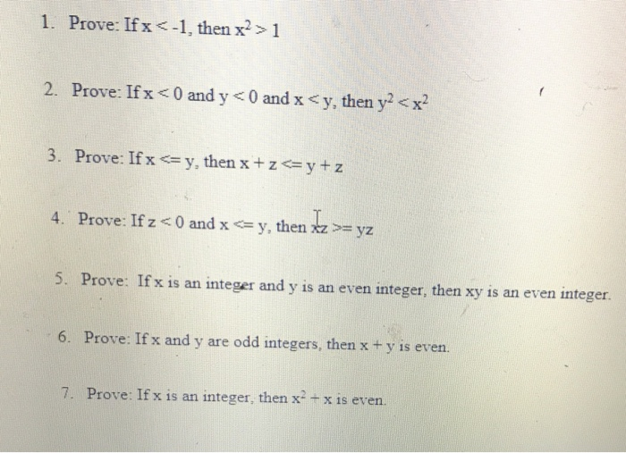 Solved 1 Prove Ifx 1 2 Prove Ifx